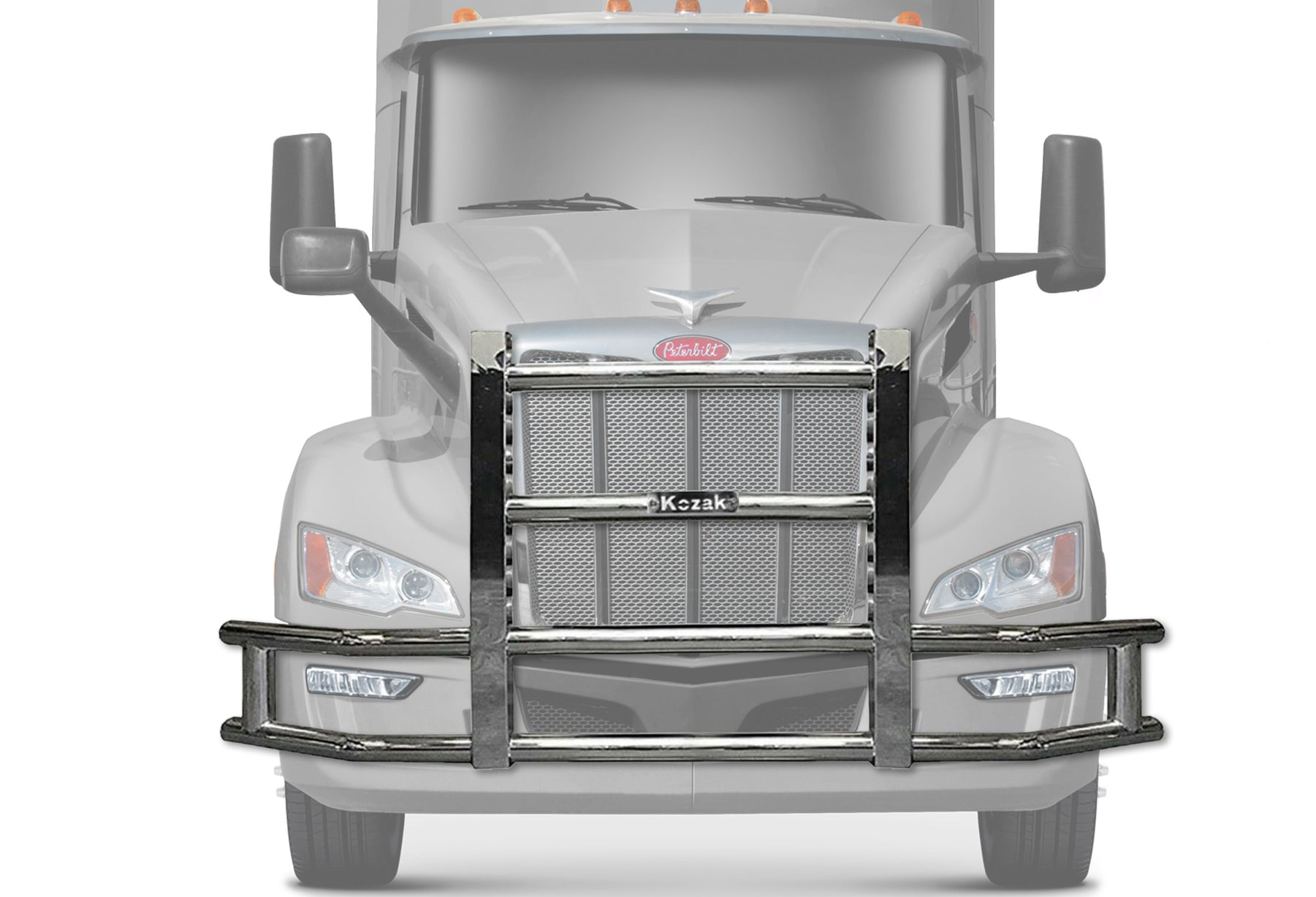 Front Grille Guard Chrome 2022+ Peterbilt 579 – Tacoma Parts Corporation