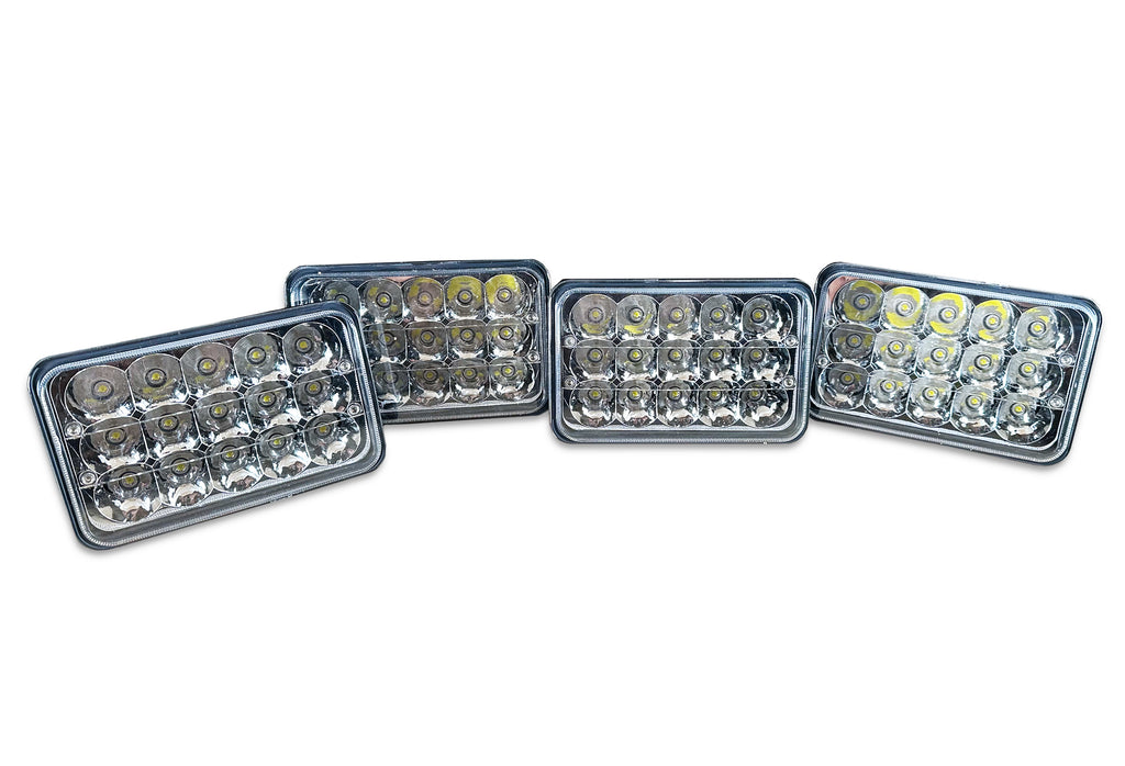 4X6'' Inch LED Square Work Light Bar Spot Lamps 4PC – Tacoma Parts ...