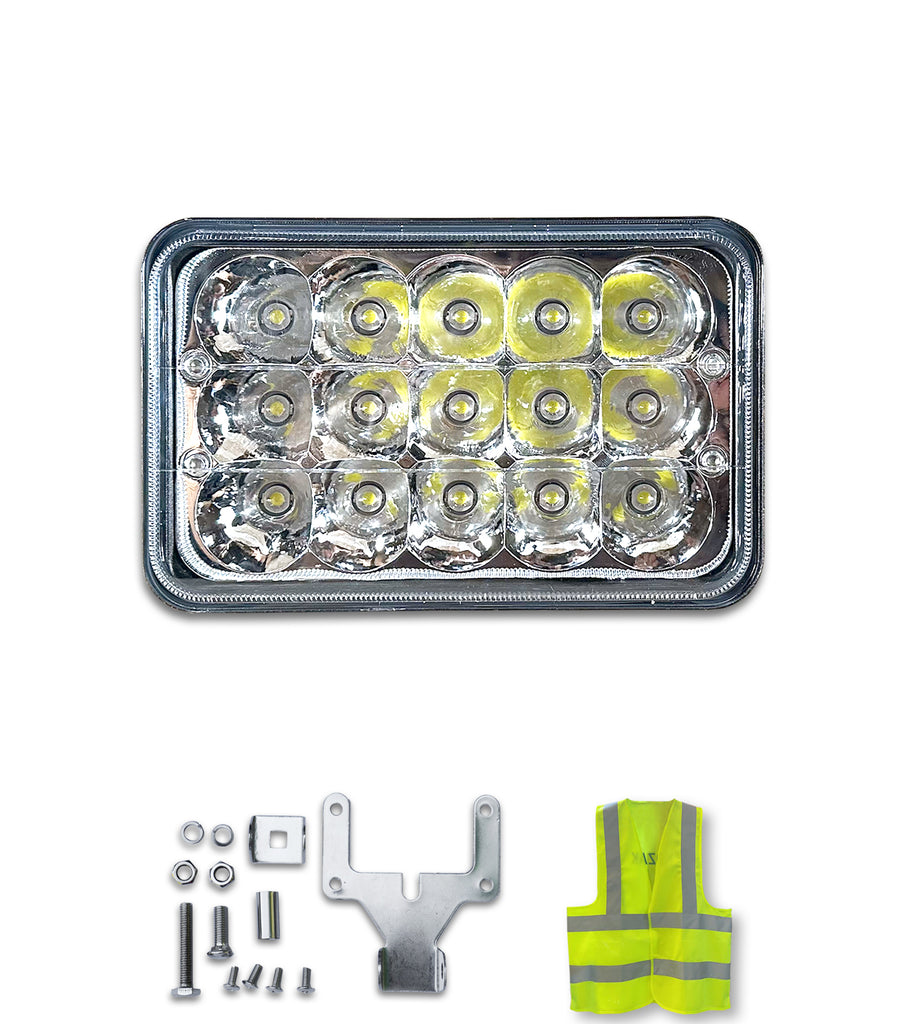 4X6'' Inch LED Square Work Light Bar Spot Lamps 1PC – Tacoma Parts ...