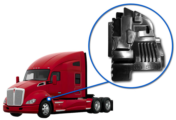 Splash Shield, Liner - Inner Fender Cab Driver 2013-2021 Kenworth T680 ...