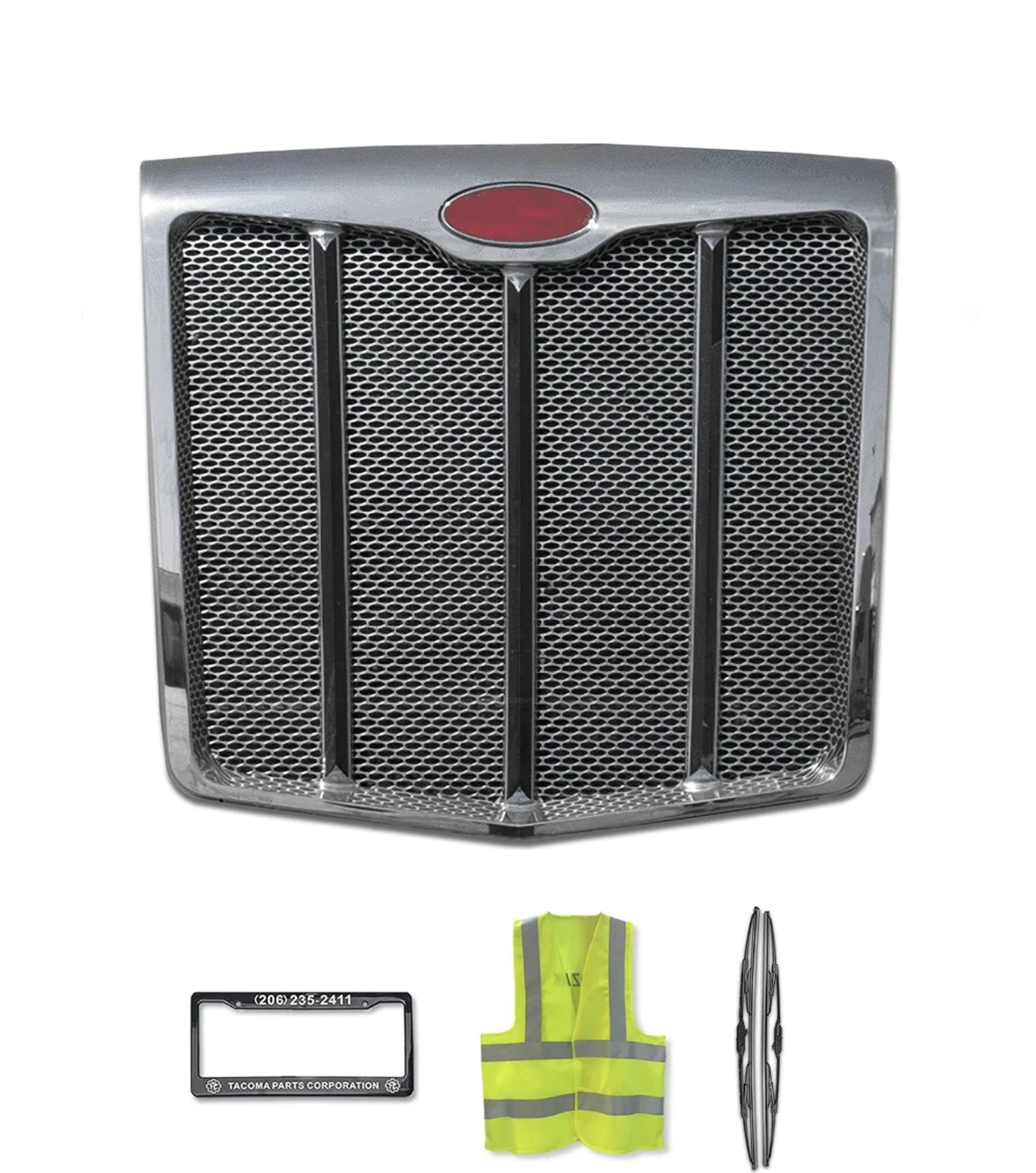 Front Grille with Bug Screen 2023+ Peterbilt 579 – Tacoma Parts Corporation