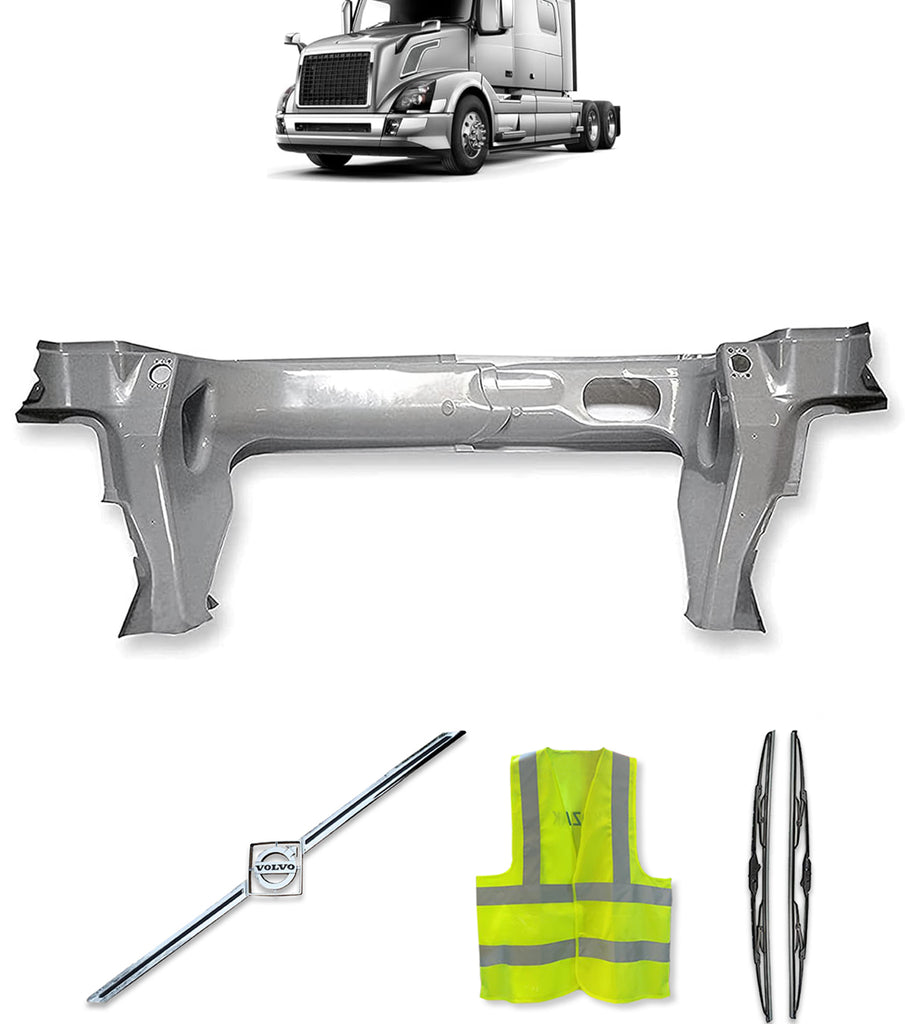 Hood Inner Reinforcement Bracket Fiberglass Pair 2004-2017 Volvo VNL ...